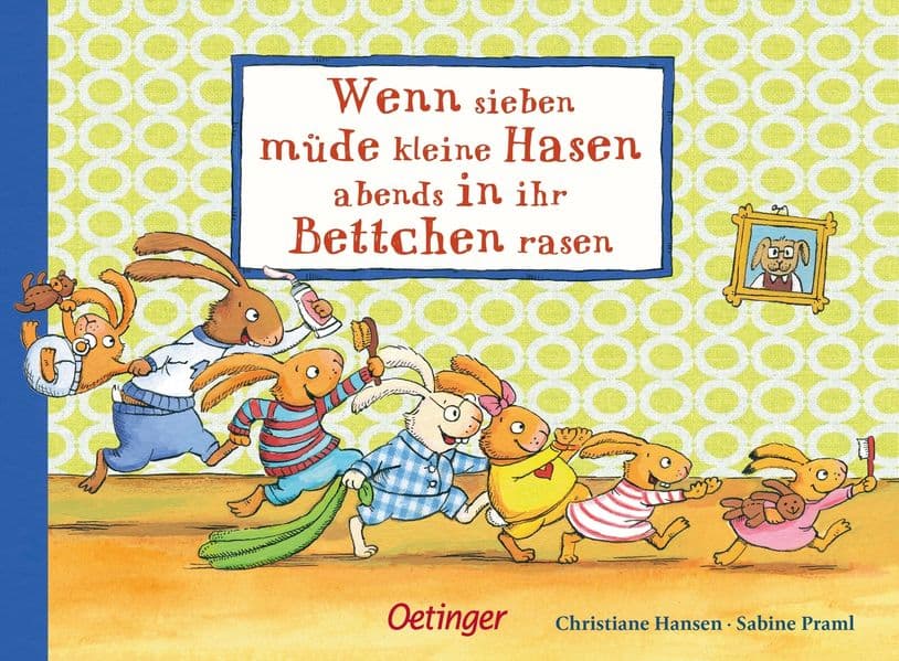 Buch (kartoniert): "Wenn sieben kleine Badehasen quietschfidel ans ...